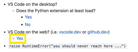 vscode dev pylance report issue command shows error · issue