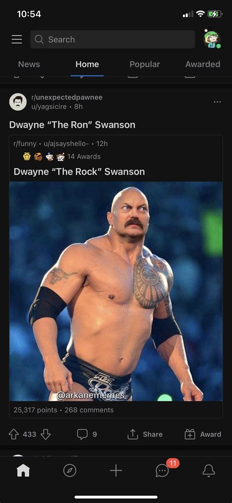 Dwayne “the Rule” Swanson R 196