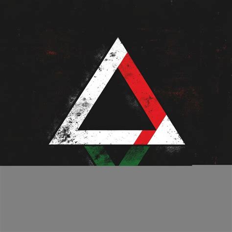 A Red White And Green Triangle Premium Ai Generated Image