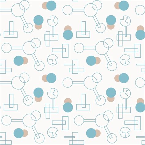 Premium Vector Abstract Seamless Pattern Of Geometric Shapes
