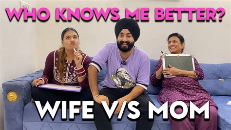 Who Knows Me Better Wife V S Mom Sos Simar On Screen Youtube