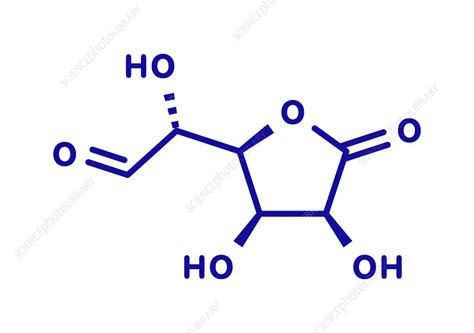 Glucuronolactone Molecule Illustration Stock Image F027 8658 Science Photo Library