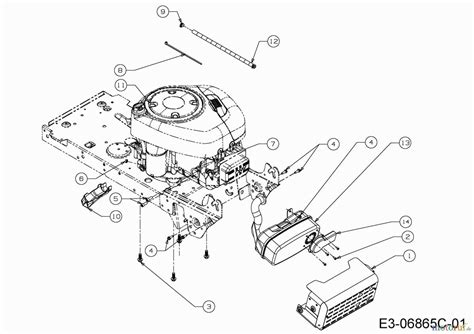 Troy Bilt 46 Deck Belt Diagram
