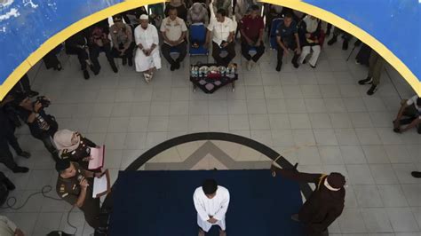 Two Men Publicly Caned For Having Sex With Each Other In Indonesias Conservative Aceh The