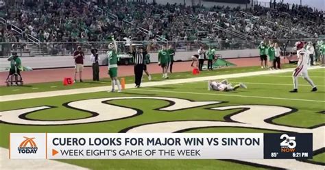 Game Of The Week Sinton Pirates Vs Cuero Gobblers Sports