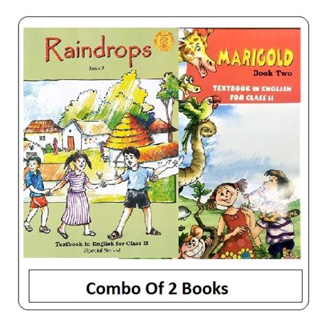 Ncert Textbook For Class 2 Marigold And Rain Drops Combo Of 2 Book