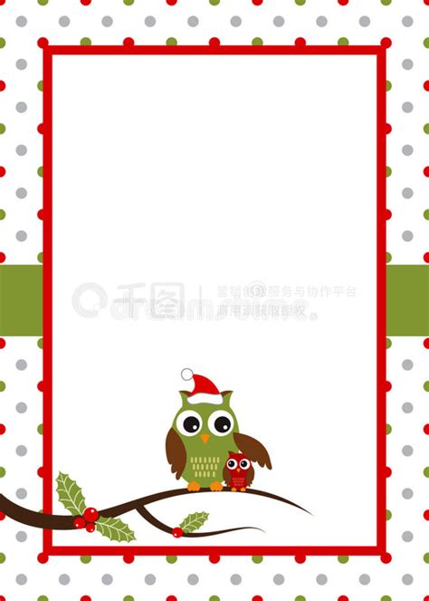 白色高清图片 圣诞猫头鹰卡 圣诞猫头鹰卡图片免费下载 5150935335 千图网pro