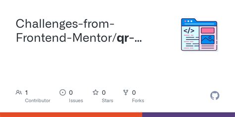 Github Challenges From Frontend Mentorqr Code Component Main