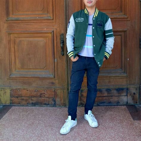 Authentic Polham Varsity Jacket Mens Fashion Coats Jackets And Outerwear On Carousell