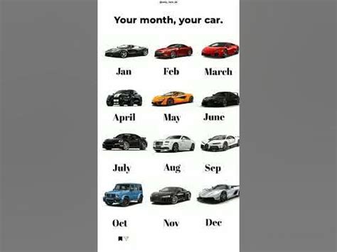 Your Month Your Car Car Youtube