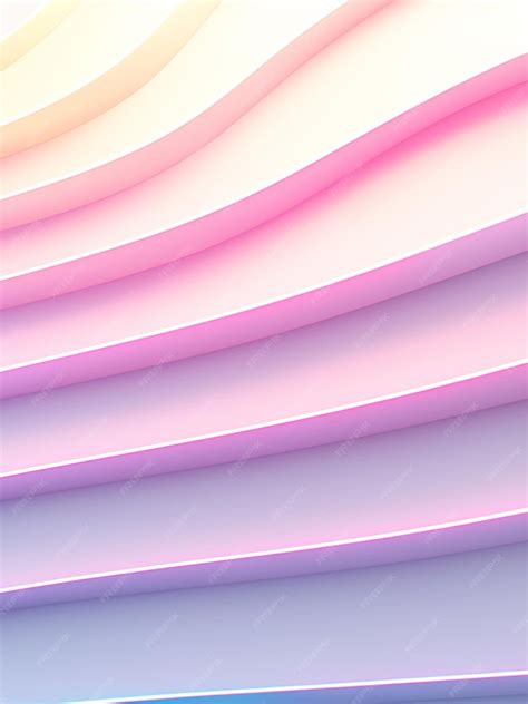 Poster With Gradients And Waves Abstract Background Word Document