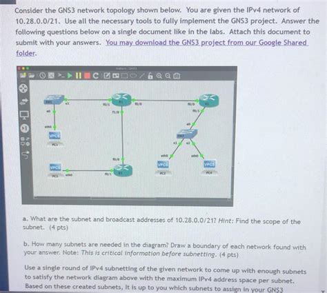 Consider The GNS Network Topology Shown Below You Chegg
