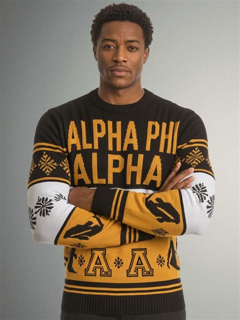 Alpha Phi Alpha Deck The House Of Alpha Christmas Sweater Divine Nine