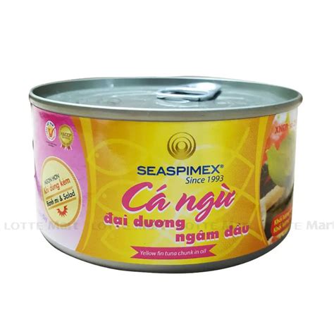 Cá Ngừ Đại Dương Ngâm Dầu Seaspimex 185g