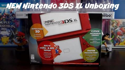 New Nintendo 3ds Xl Unboxing New Red Edition Youtube