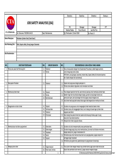 Wp Jsa 25 Grab Cylinder Repair Pdf