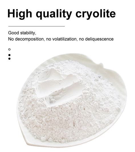 992 Cryolithe Synthétique De Catégorie Industrielle De Min Natural