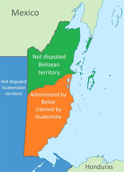 Update Belize Vs Guatemala Dispute Political Geography Now