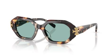 Tory Burch Ty7234u M 51 18 With Green Lenses And Tortoise Frame