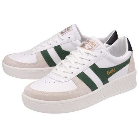 Baskets Gola Grandslam Classic Homme Blancvertnoir Cuir