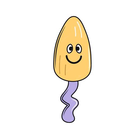 Premium Vector Funny Cute Mushroom Vector Illustration