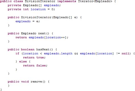 Mi Granito De Java Iterator
