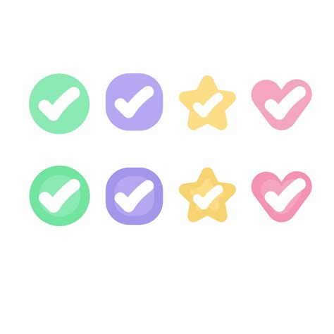 Free Cute Check Mark Vector Template To Edit Online
