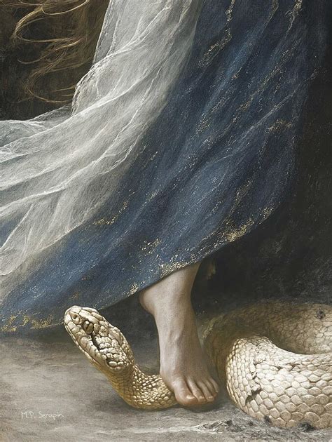 She Will Crush Thy Head Genesis 3 15 Marian Blessed Virgin Mary