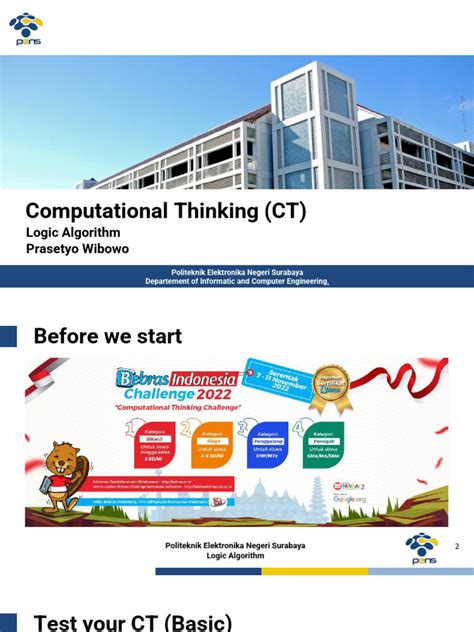 M2 Computational Thinking Ct Pdf Algorithms Thought