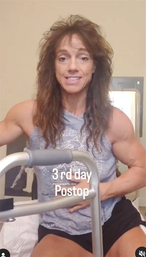Bodybuilder Sheila Bleck In Two Piece Workout Gear Journals My Recovery