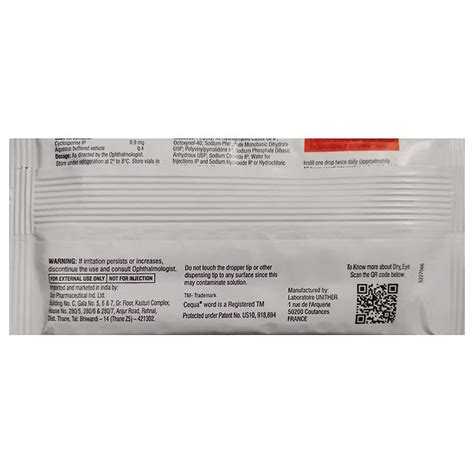 Cequa Ophthalmic Solution 10 X 0 25 Ml Uses Side Effects Price