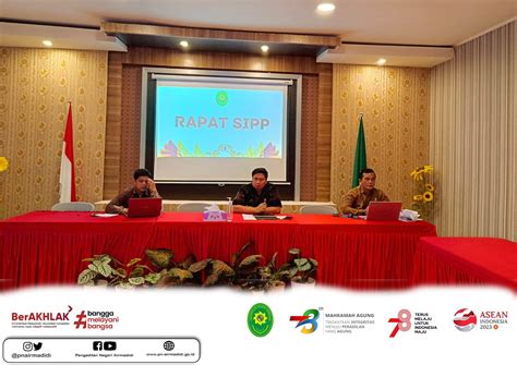 Rapat Sipp Periode Oktober 2023 Pengadilan Negeri Airmadidi