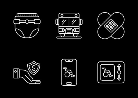 Accessibility Vector Icon Set 17483165 Vector Art At Vecteezy