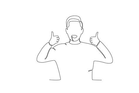 A Man Smiled Cutely 27249599 Vector Art At Vecteezy