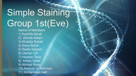 Simple Staining Microbilogy Ppt