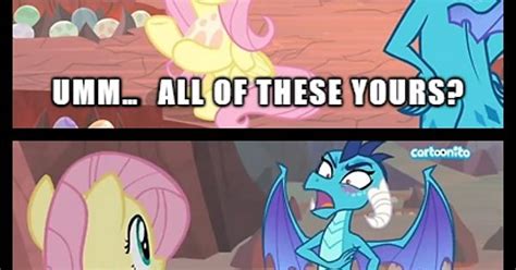 Fluttershy Asks About Eggs Imgur