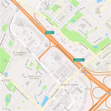 Brossard Modern Atlas Vector Map Boundless Maps