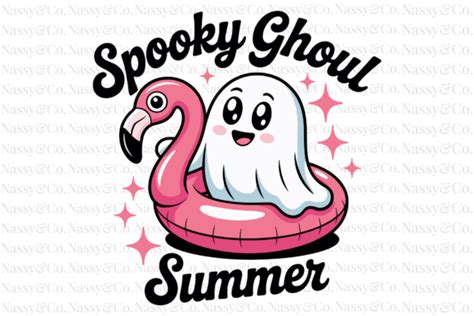 Spooky Ghoul Summer Summerween Ghost Png Graphic By Nassy Designs · Creative Fabrica