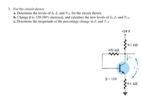 Solved For The Circuit Shown A Determine The Levels Of IB Chegg
