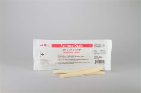 Dee Penrose Drain 3 8 X 1 4 X 16 1 2 Dee Veterinary Produ