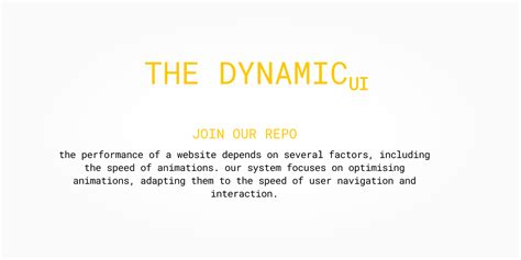 Github Tcdesign Dev The Dynamic Ui Is User Interface Concept Is Based On The User S Method Of