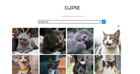 Clipse A Minimalistic Clip Based Image Search Engine For Research