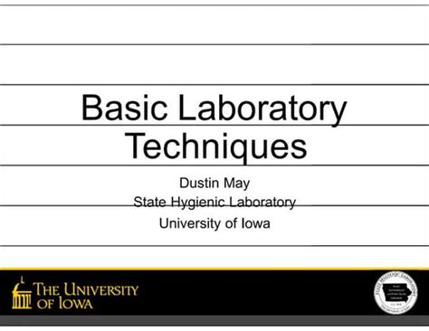 Basic Laboratory Techniques Pptx