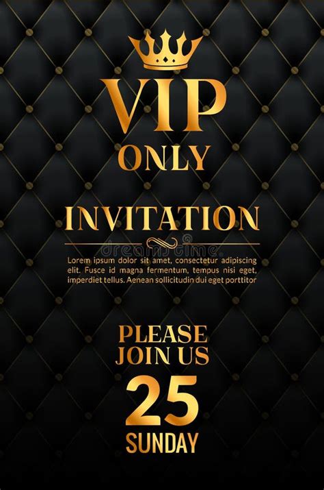 Vip Luxury Invitation Event Vintage Leather Exclusive Invitation Card