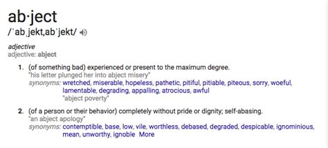 Abject Definition