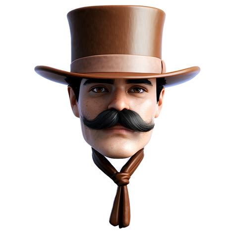 Download Classic Gentleman Mustache Png 05042024