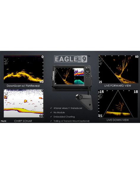 Lowrance Eagle Eye 9 Chartplotter With Live Forward Facing Sonar