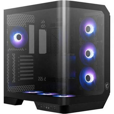 Msi Mag Pano 100r Pz Project Zero Mid Tower Atx Gaming Case Tempered
