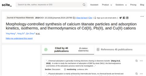 Morphology Controlled Synthesis Of Calcium Titanate Particles And