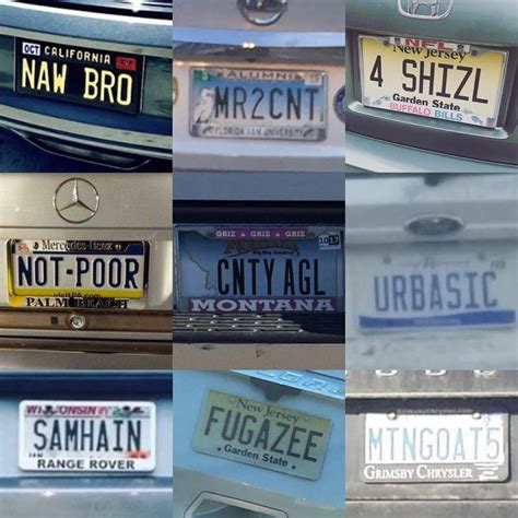 Awful Vanity License Plates Collection Funny License Plate Ideas